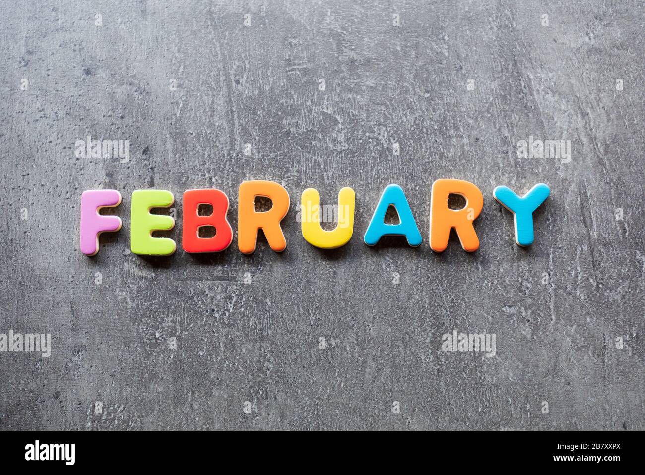 February word hi-res stock photography and images - Alamy