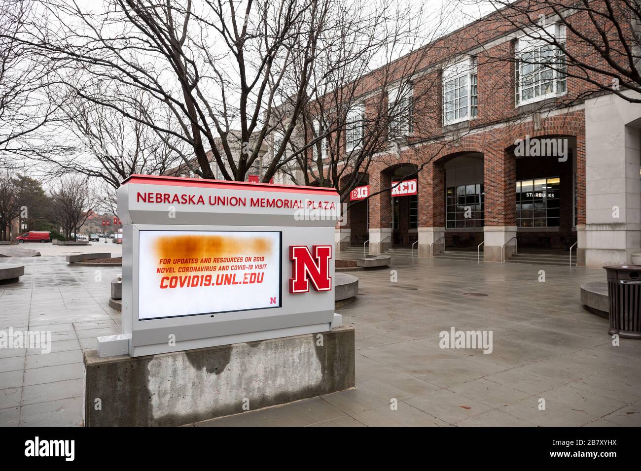 Nebraska union memorial plaza hi-res stock photography and images - Alamy