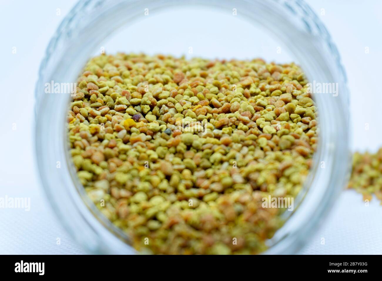 Bee pollen in a jar Stock Photo - Alamy