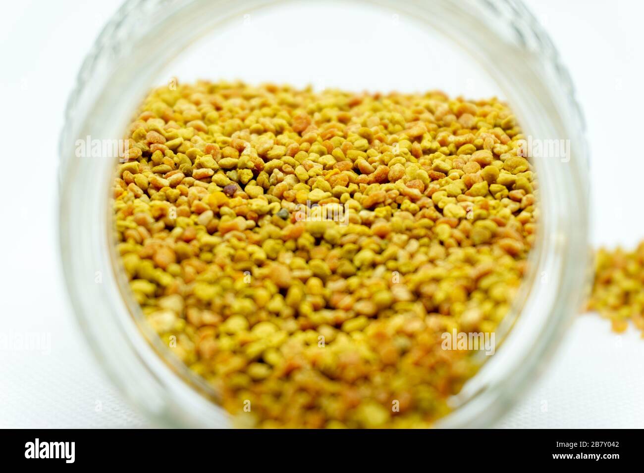 Bee pollen in a jar Stock Photo - Alamy