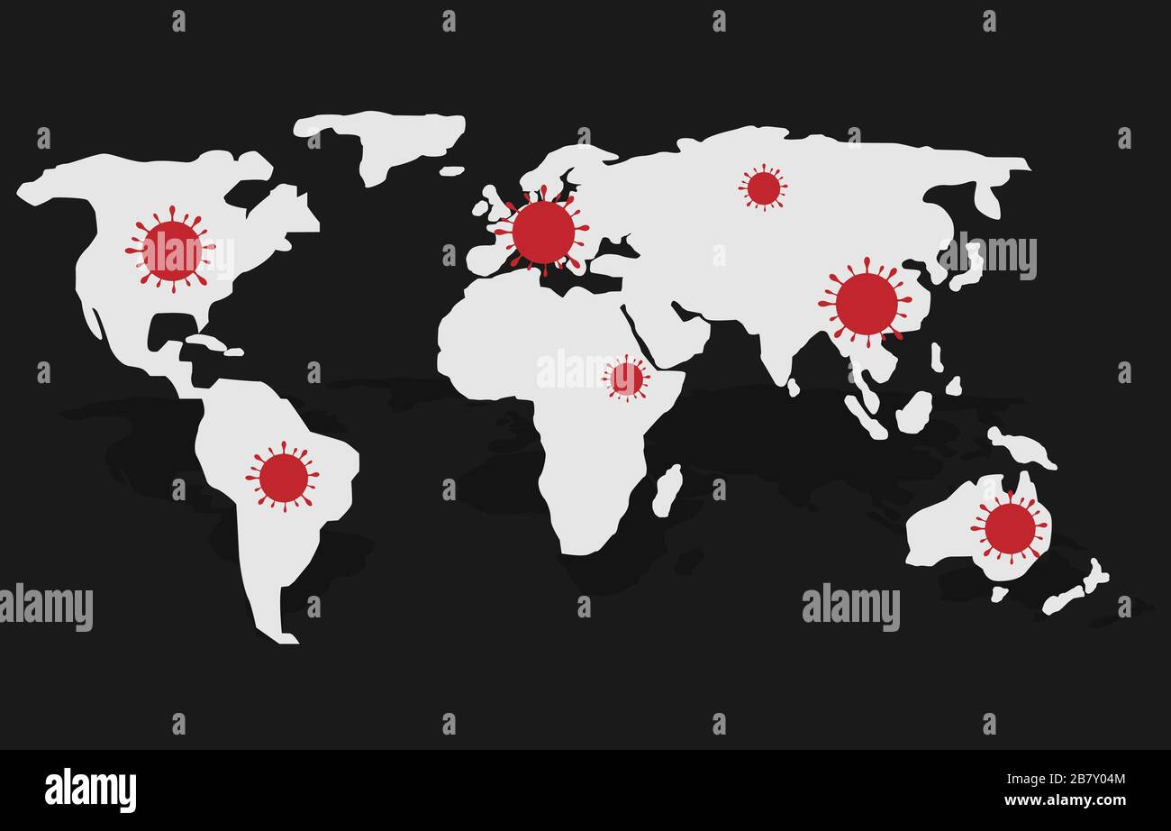 Infected world Stock Vector Images - Alamy