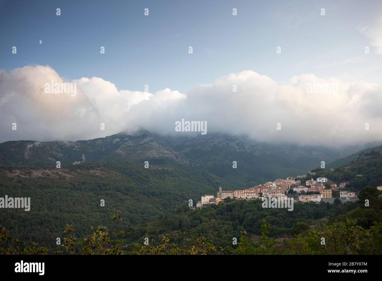 Marciana, Elba island. Tuscany islands. Italy, Mediterranean sea Stock ...