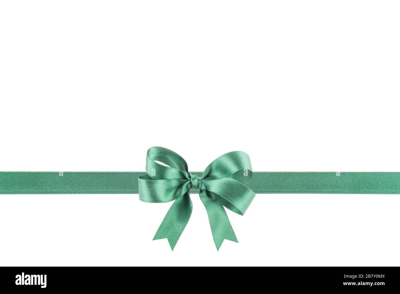 Green ribbon bow hi-res stock photography and images - Alamy