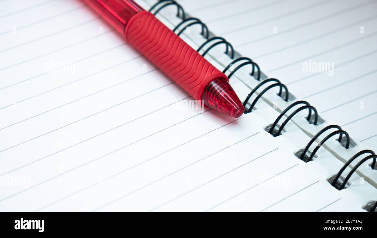 Black ringed notebook hi-res stock photography and images - Alamy