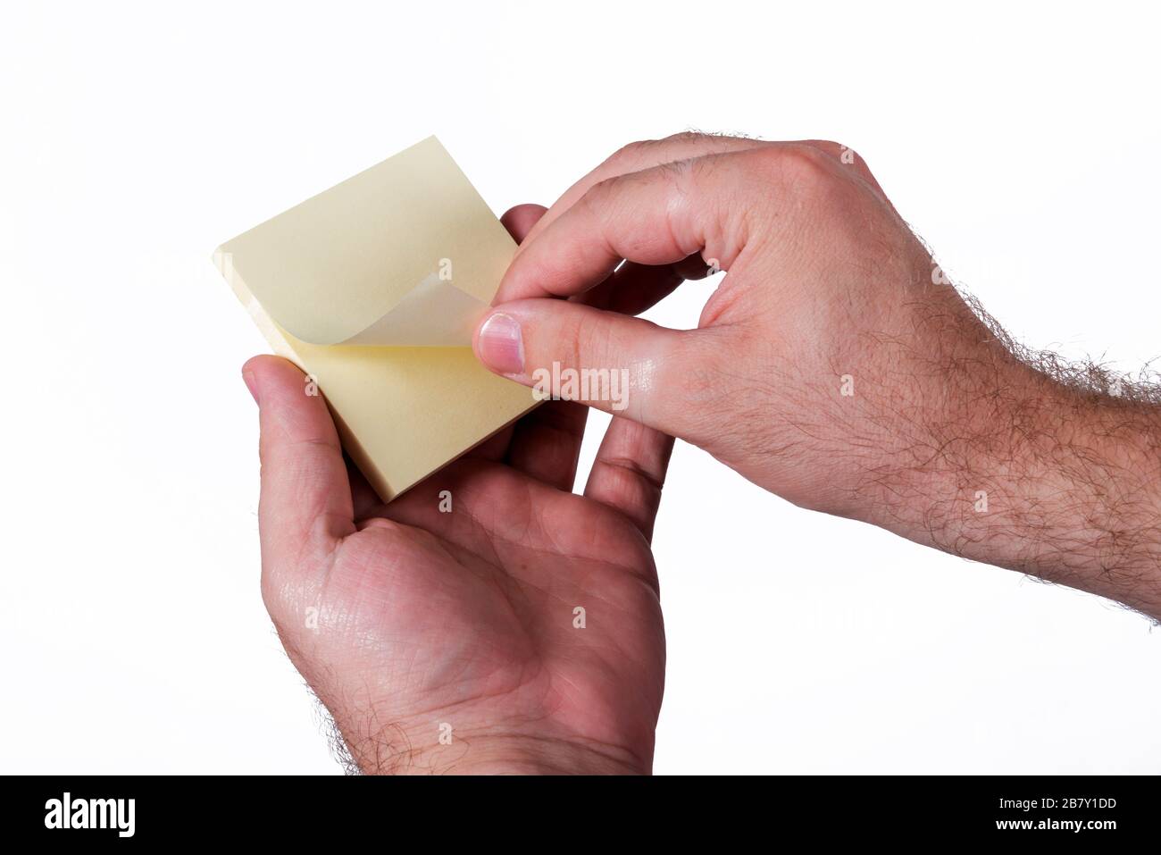 Person holding notepaper hi-res stock photography and images - Alamy