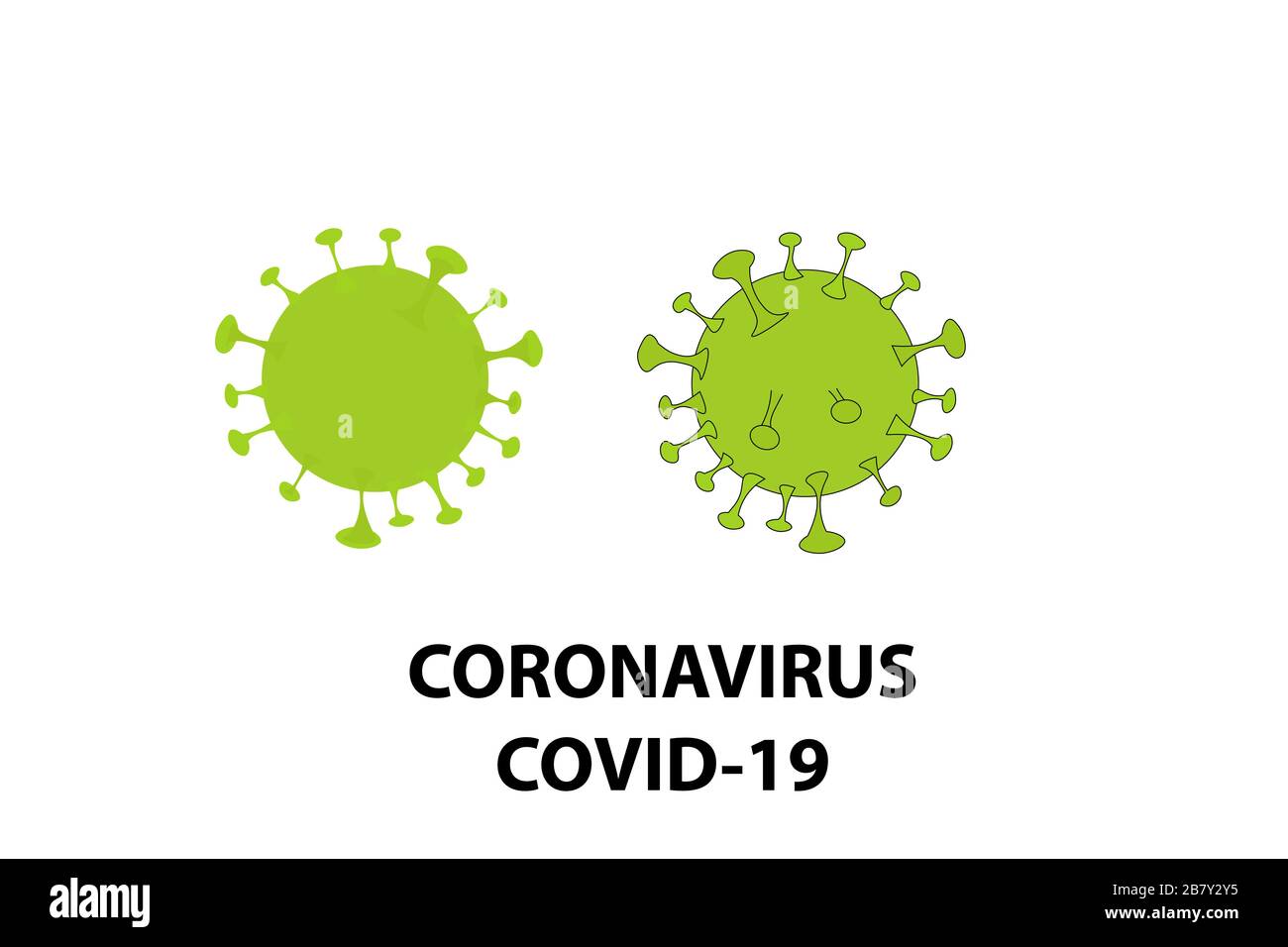 vector illustration of coronavirus covid 19,abstract isolated drawing ...