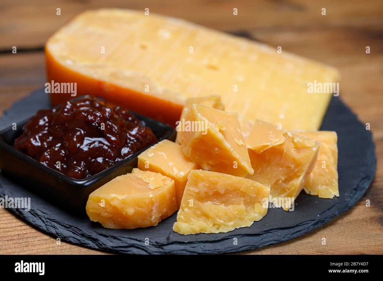 Cheese collection, Dutch old yellow cheese from Terschellinger polder ...