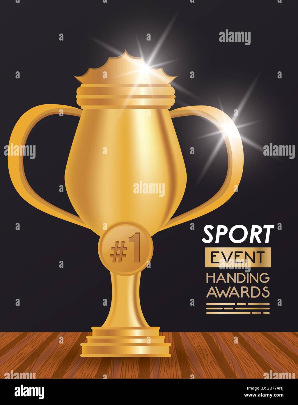 sport event trophy award poster Stock Vector Image & Art - Alamy
