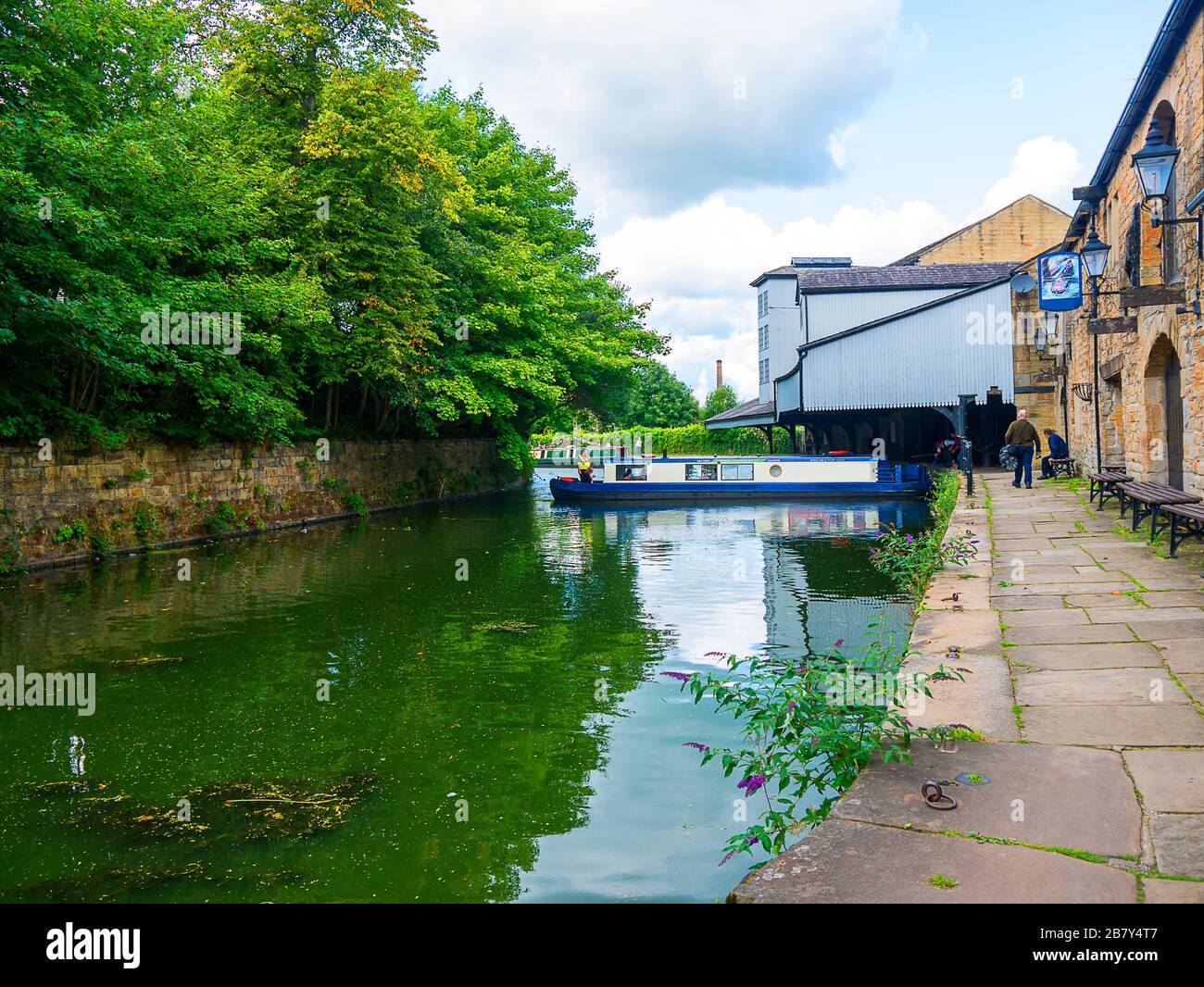 The Weavers Triangle at Burnley on the Leeds Liverpool Canal in ...