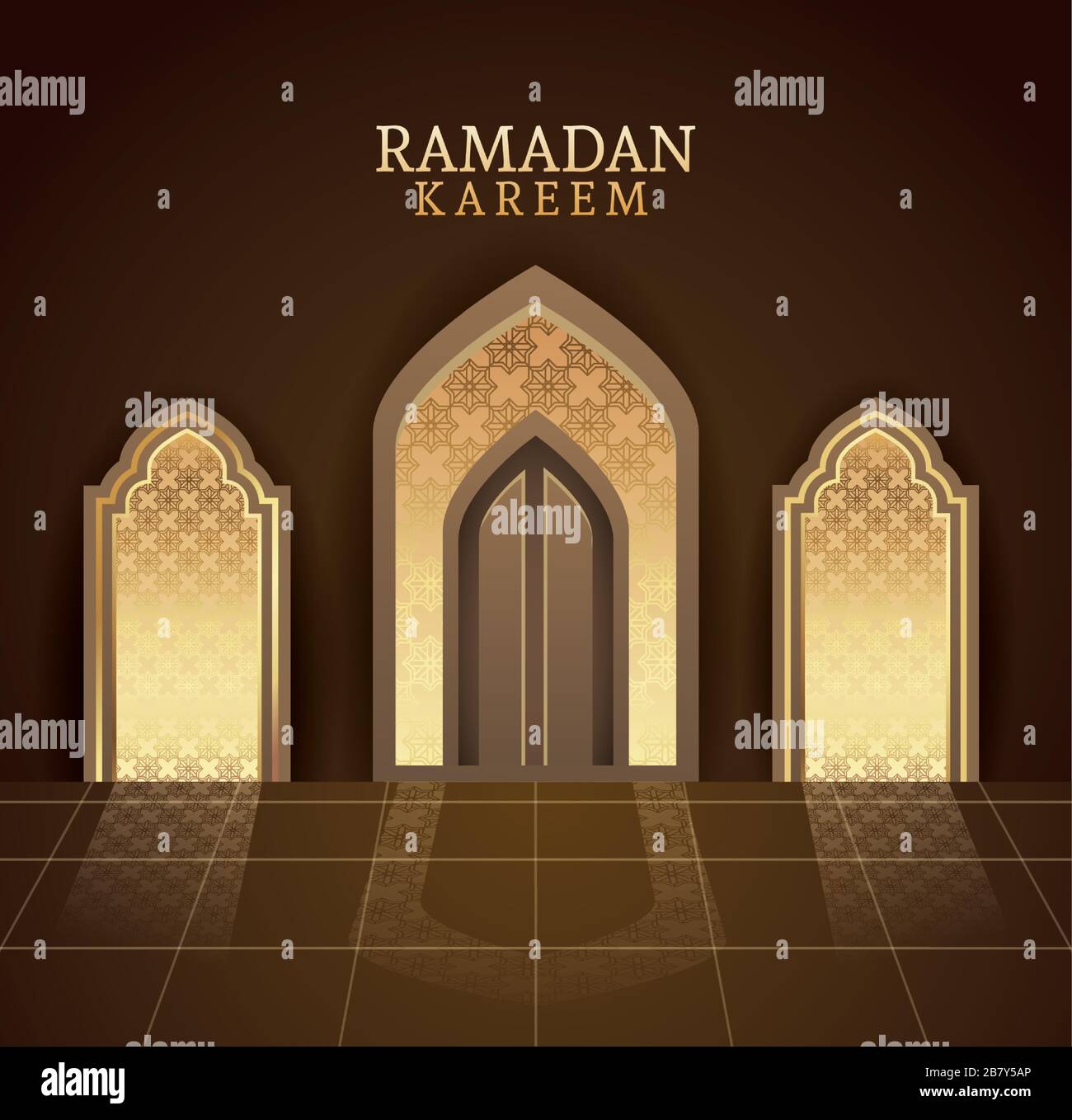 Inside the temple Stock Vector Images - Alamy