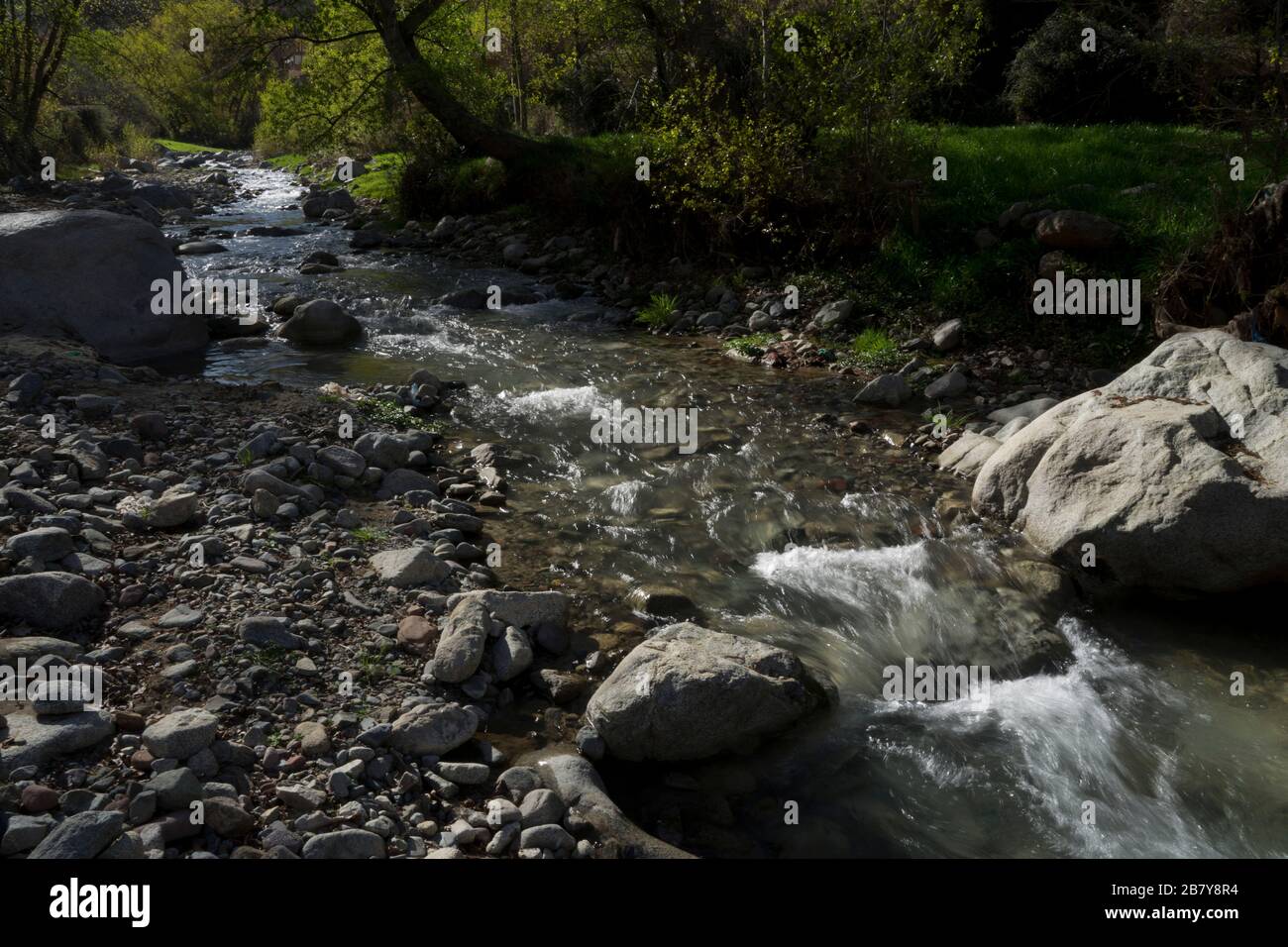 River streaming down the High Atlas mountains,Morocco Stock Photo - Alamy