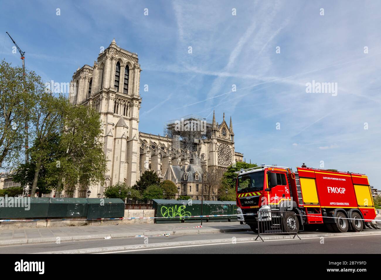 French fire truck hi-res stock photography and images - Alamy