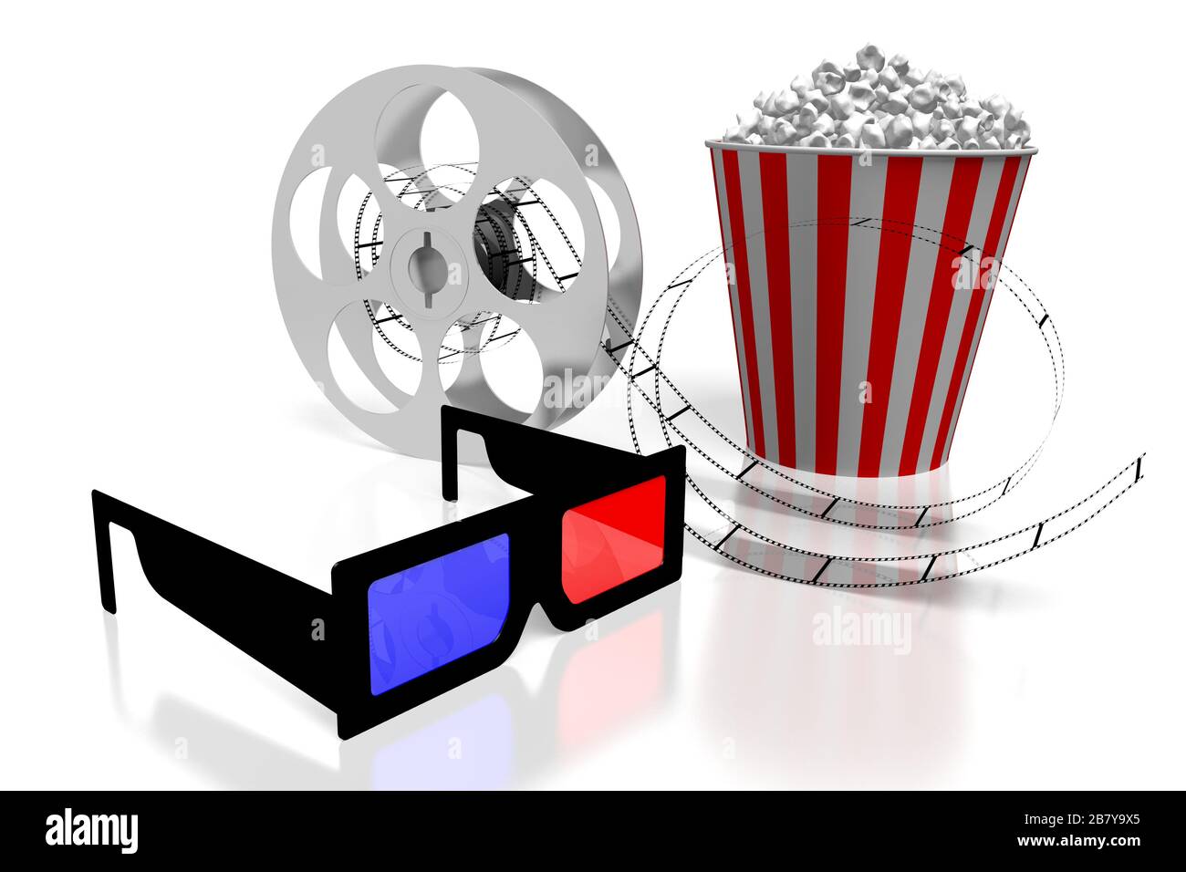 3D movies concept Stock Photo - Alamy