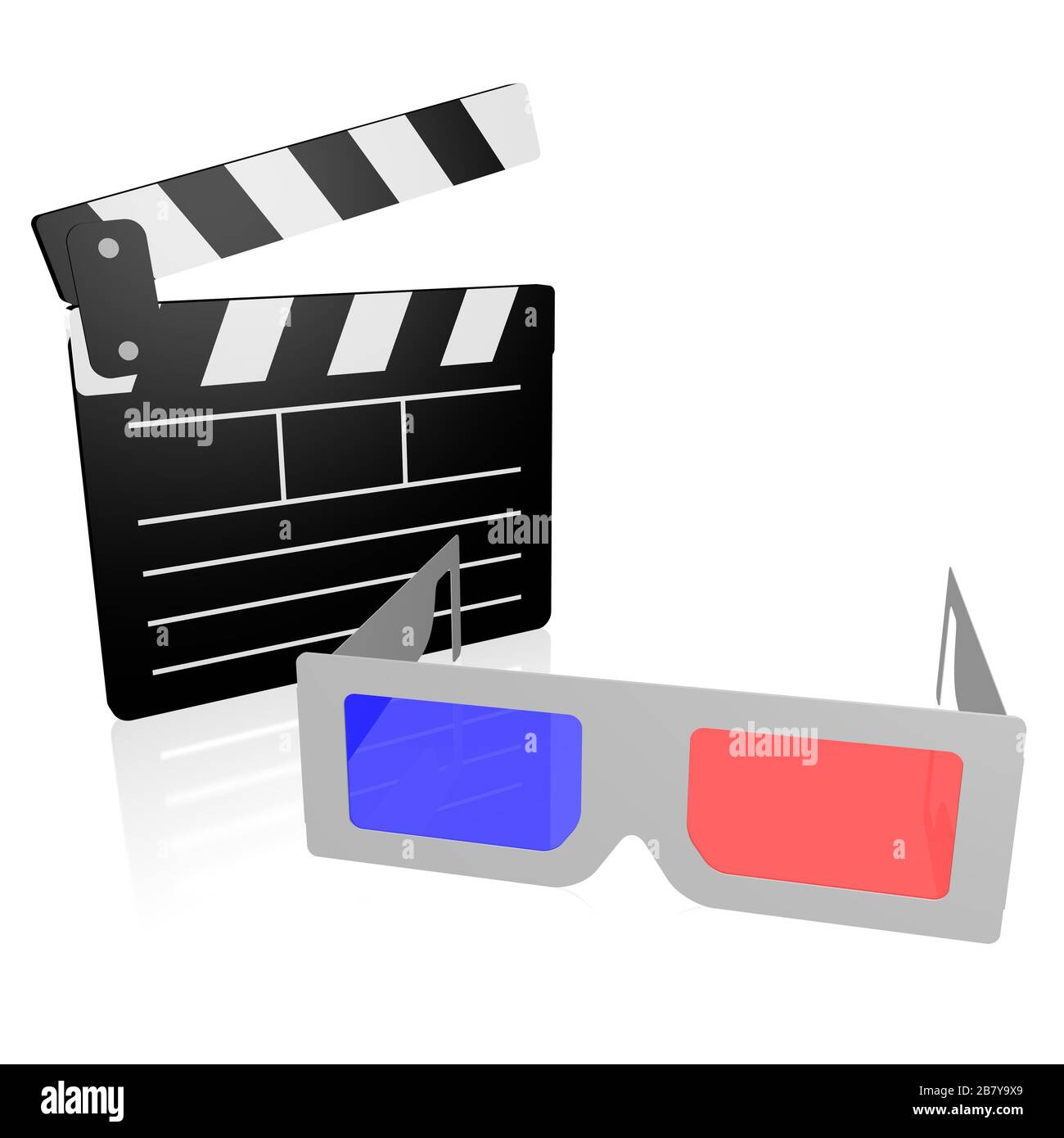 3D movies, movie theater, cinema concept Stock Photo - Alamy