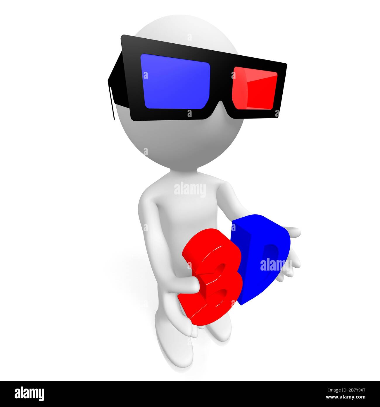 3D movies/ 3D cinema concept Stock Photo - Alamy