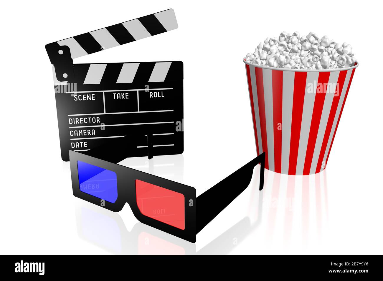 3D movies, movie theater, cinema concept Stock Photo - Alamy