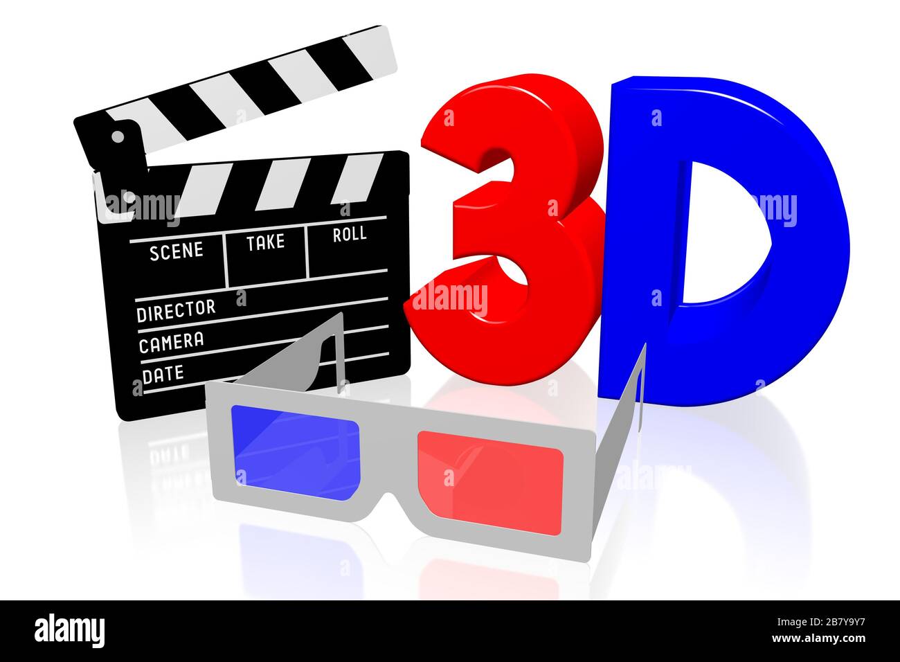 3D movies concept Stock Photo - Alamy