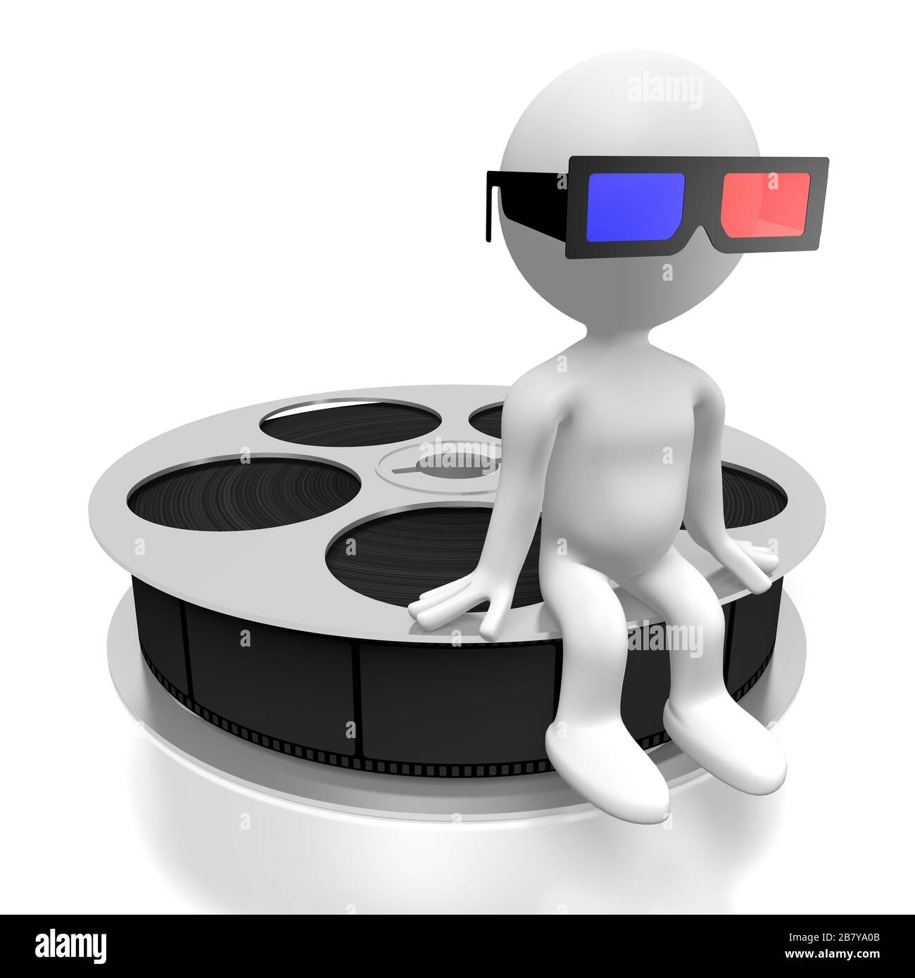 3D movies/ 3D cinema concept Stock Photo - Alamy