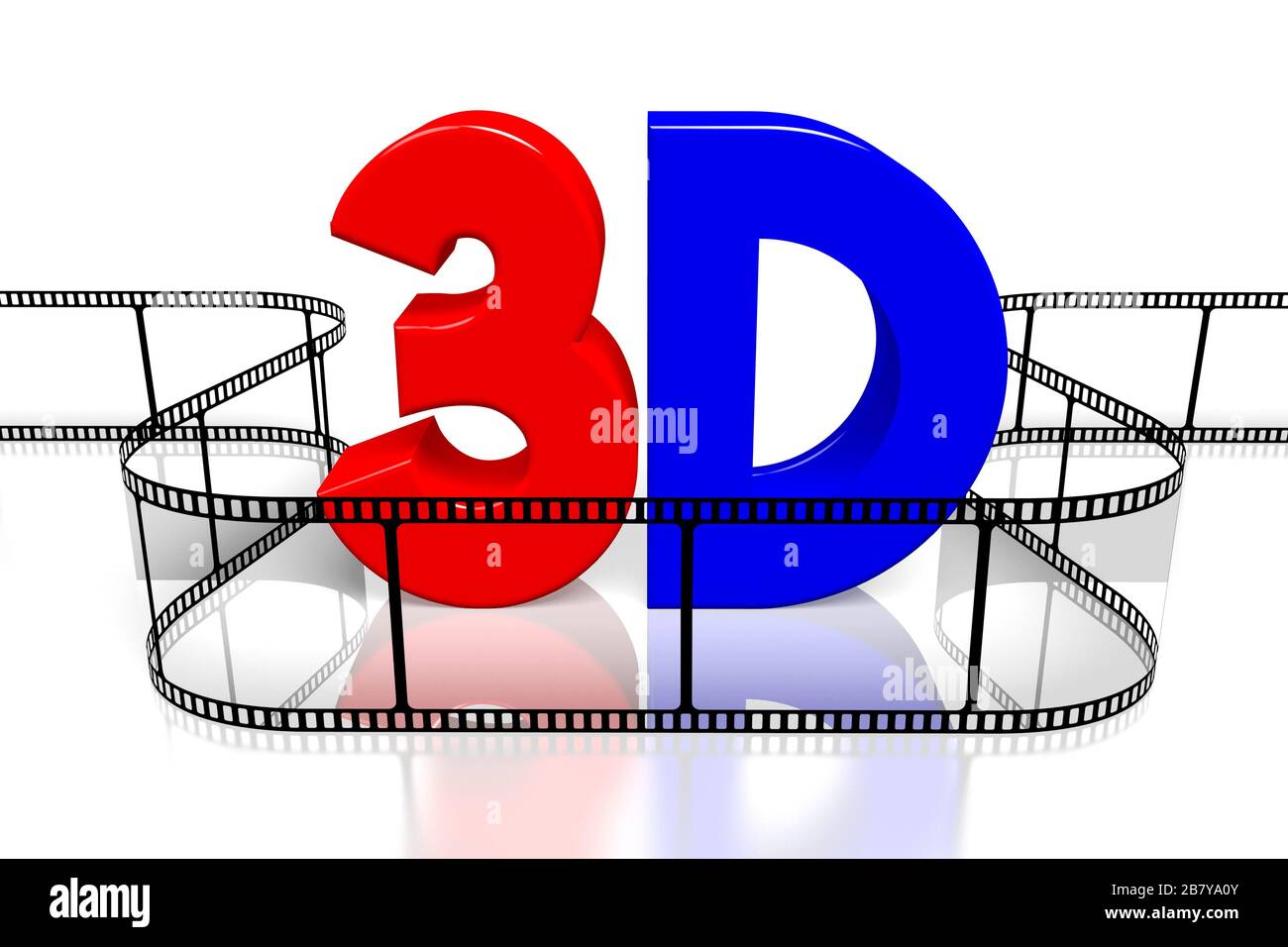 3D movies/ 3D cinema concept Stock Photo - Alamy