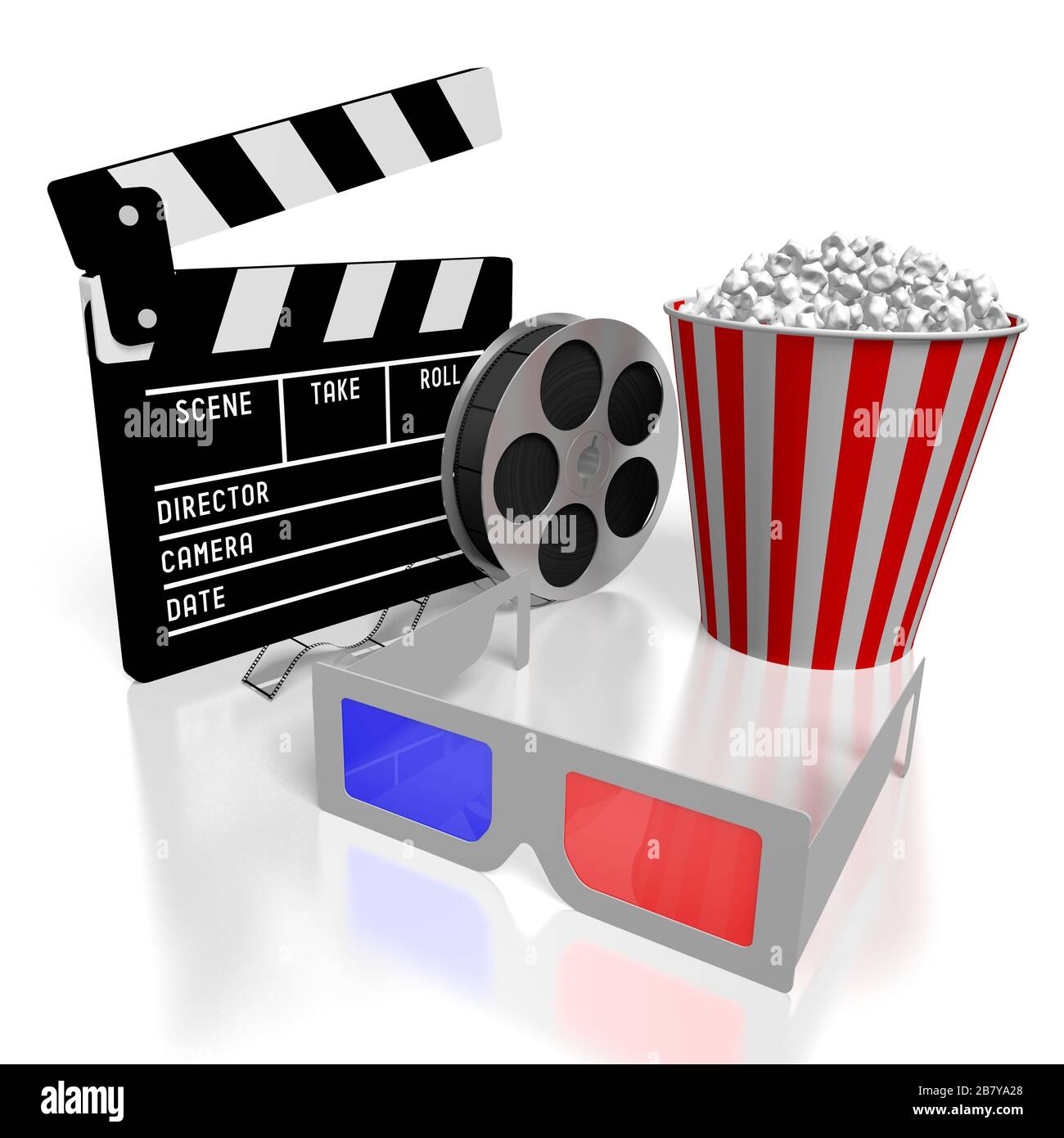 3D movies, movie theater, cinema concept Stock Photo - Alamy