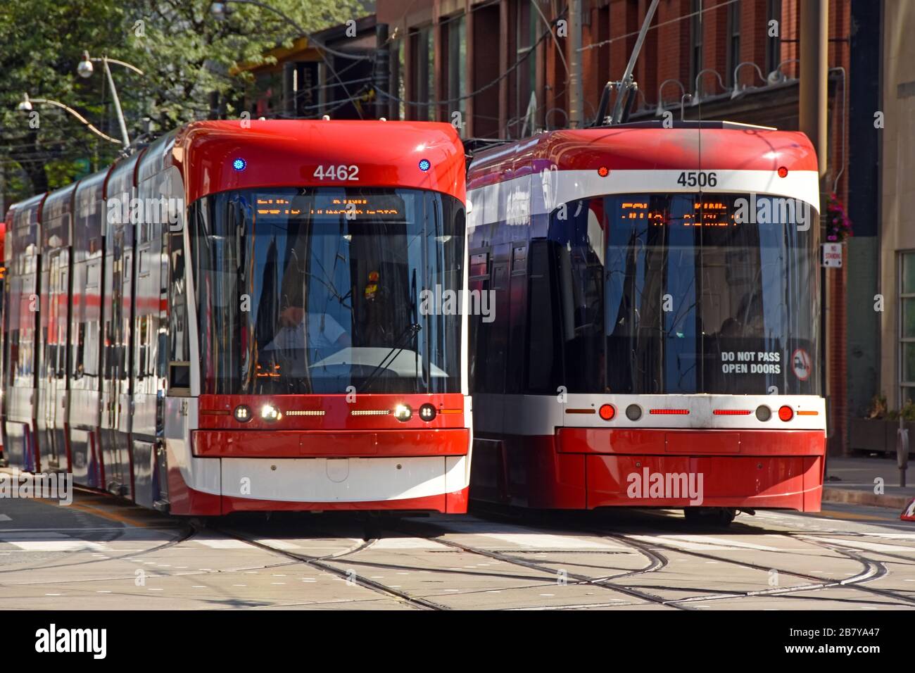 TTC Streetcar in Toronto, Canada Stock Photo - Alamy