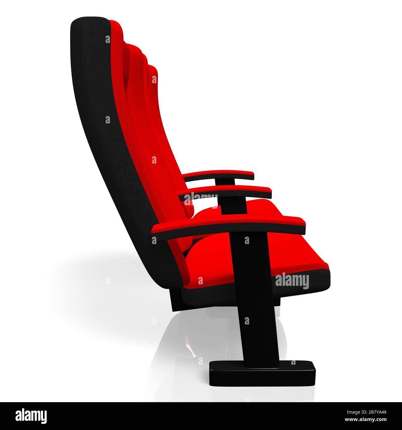 3D movie theater seats Stock Photo - Alamy