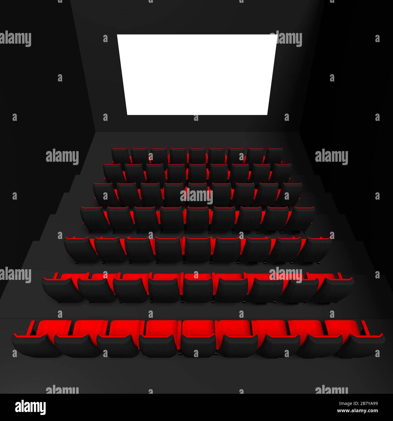 3D movie theater, screen Stock Photo - Alamy