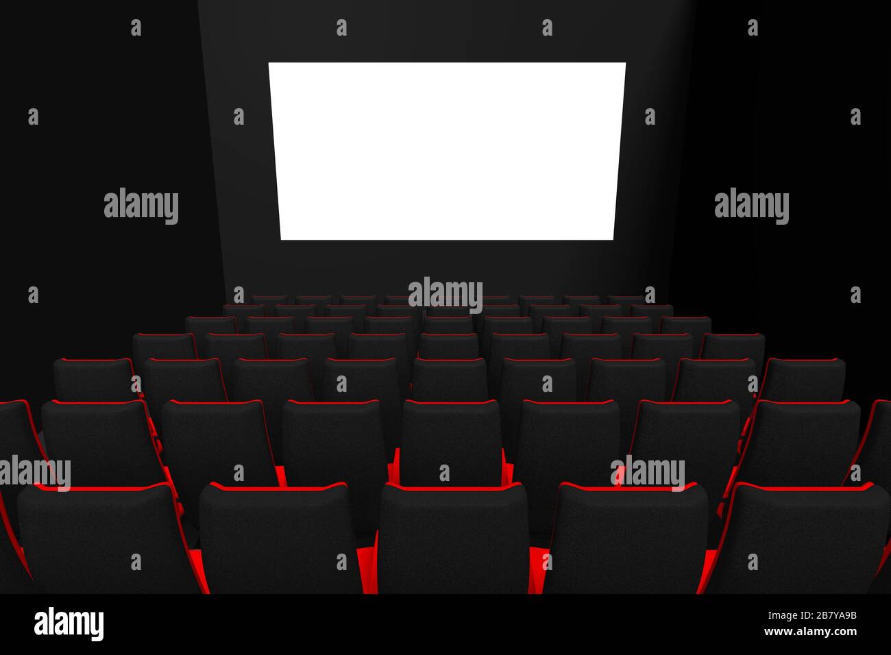 3D movie theater, screen Stock Photo - Alamy