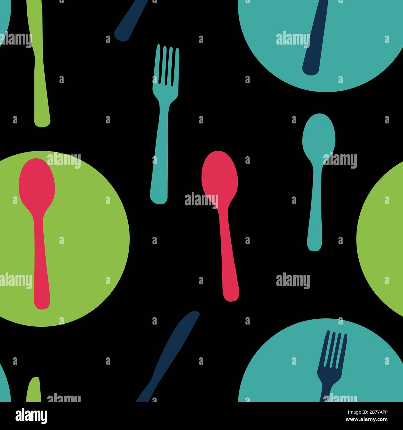 Knife and forks Stock Vector Images - Alamy
