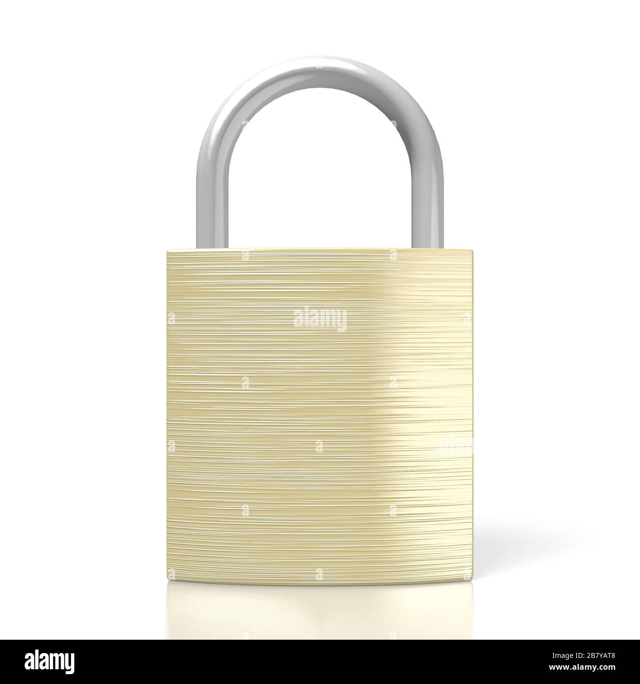 3D lock on white background - great for topics like safety, security ...