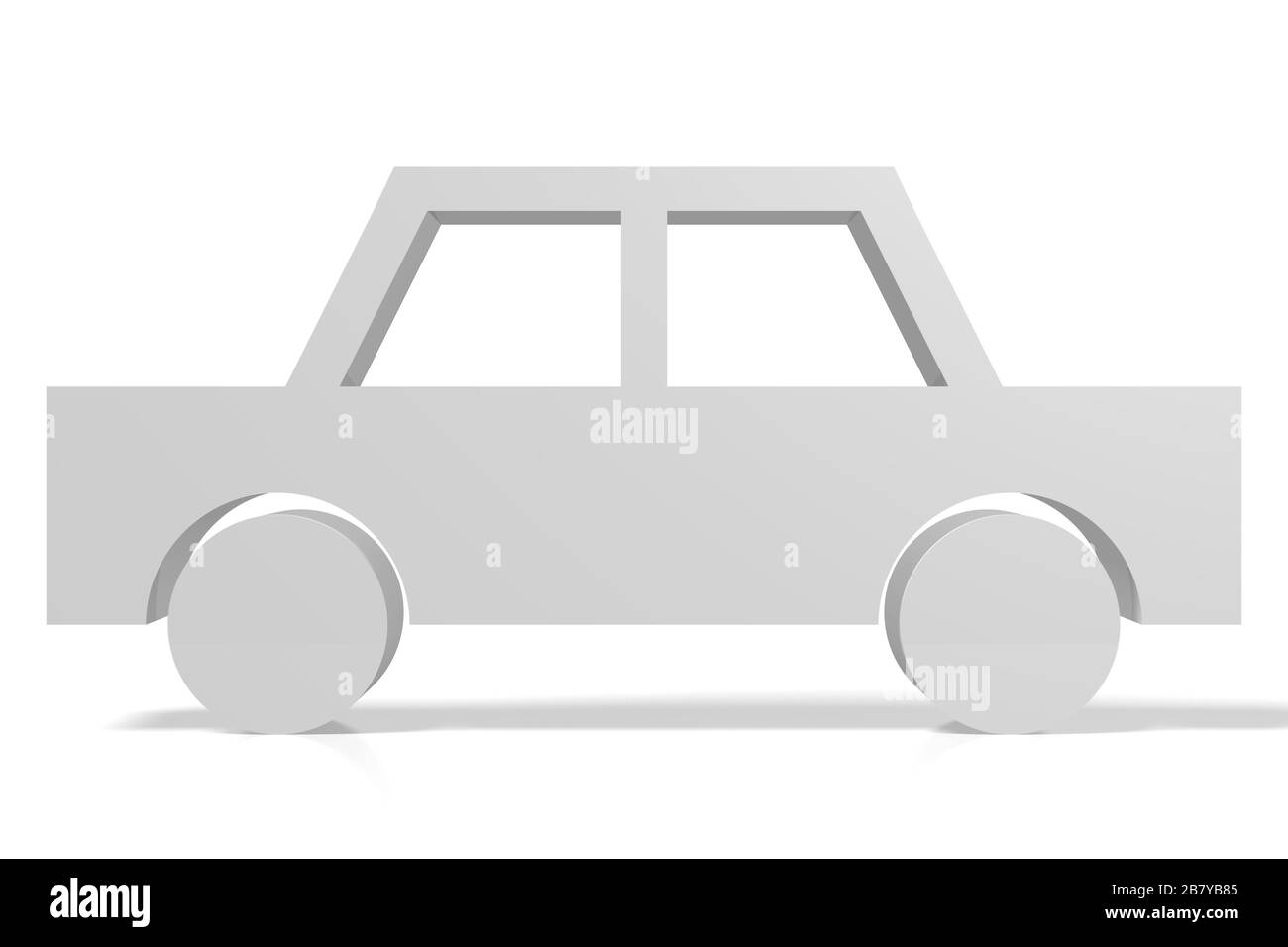3D car/vehicle shape Stock Photo - Alamy