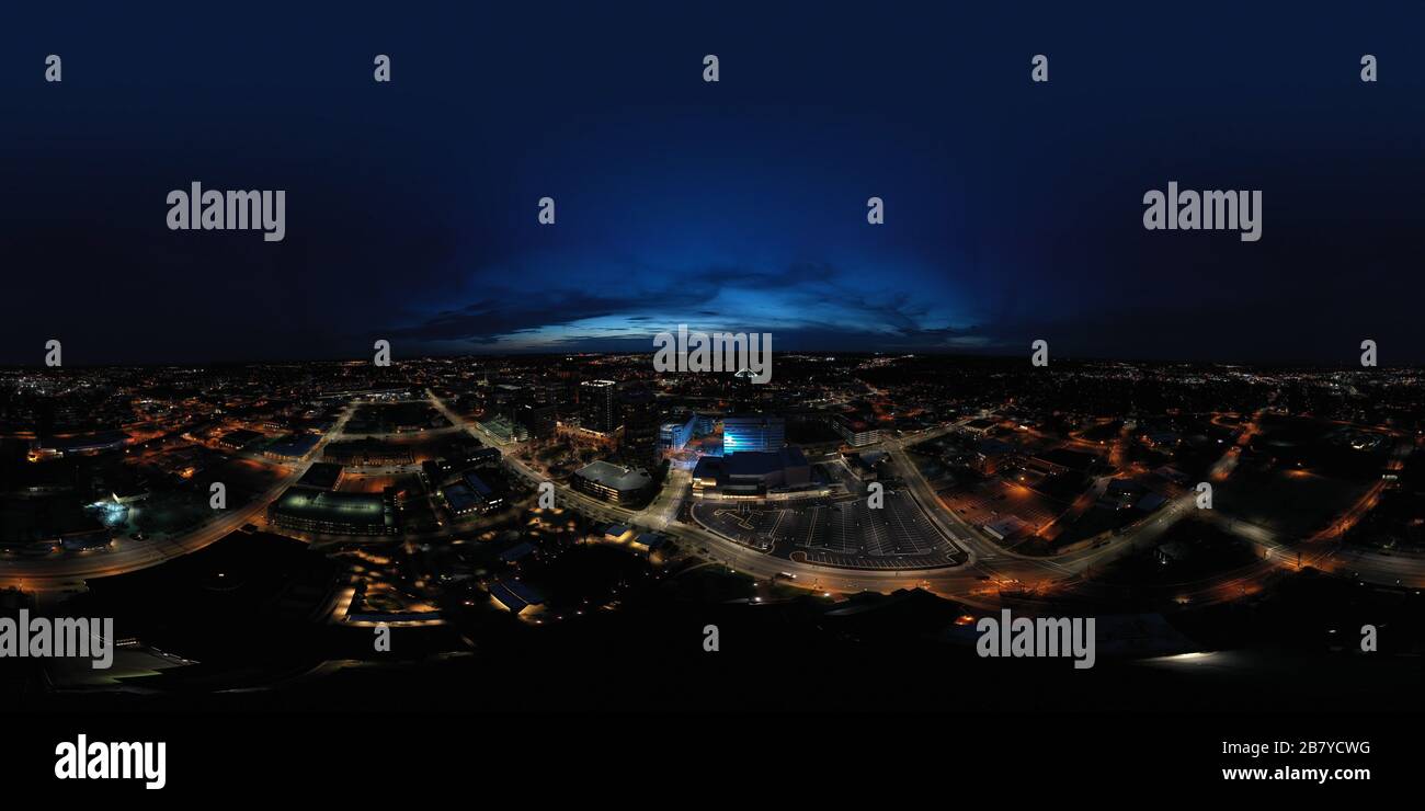 Greensboro city skyline downtown hi-res stock photography and images ...