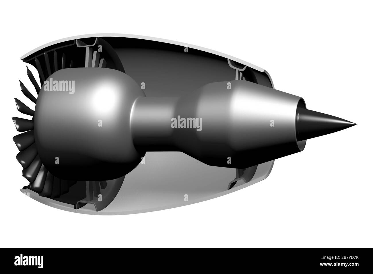 3D plane engine Stock Photo - Alamy