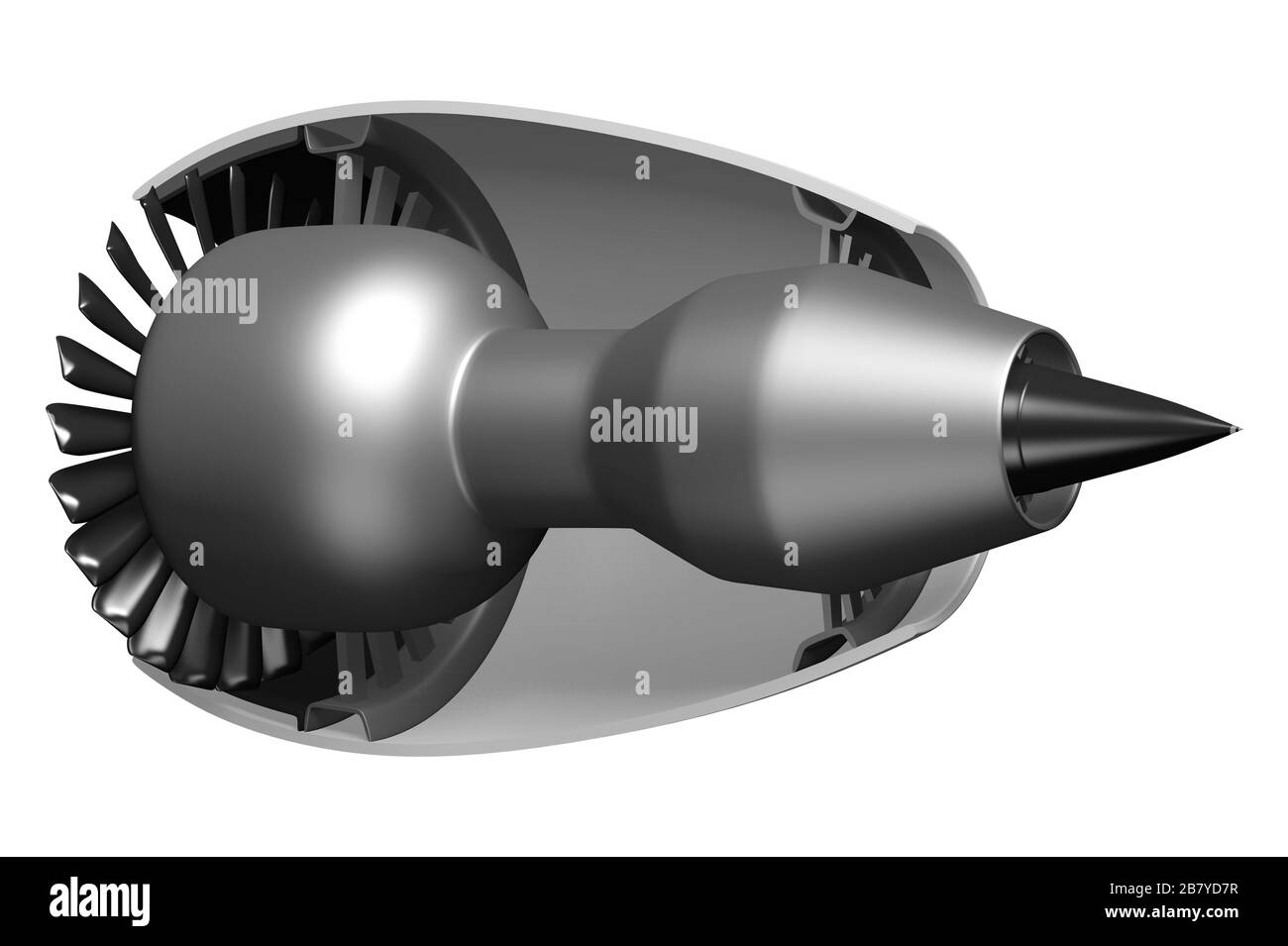 3D plane engine Stock Photo - Alamy