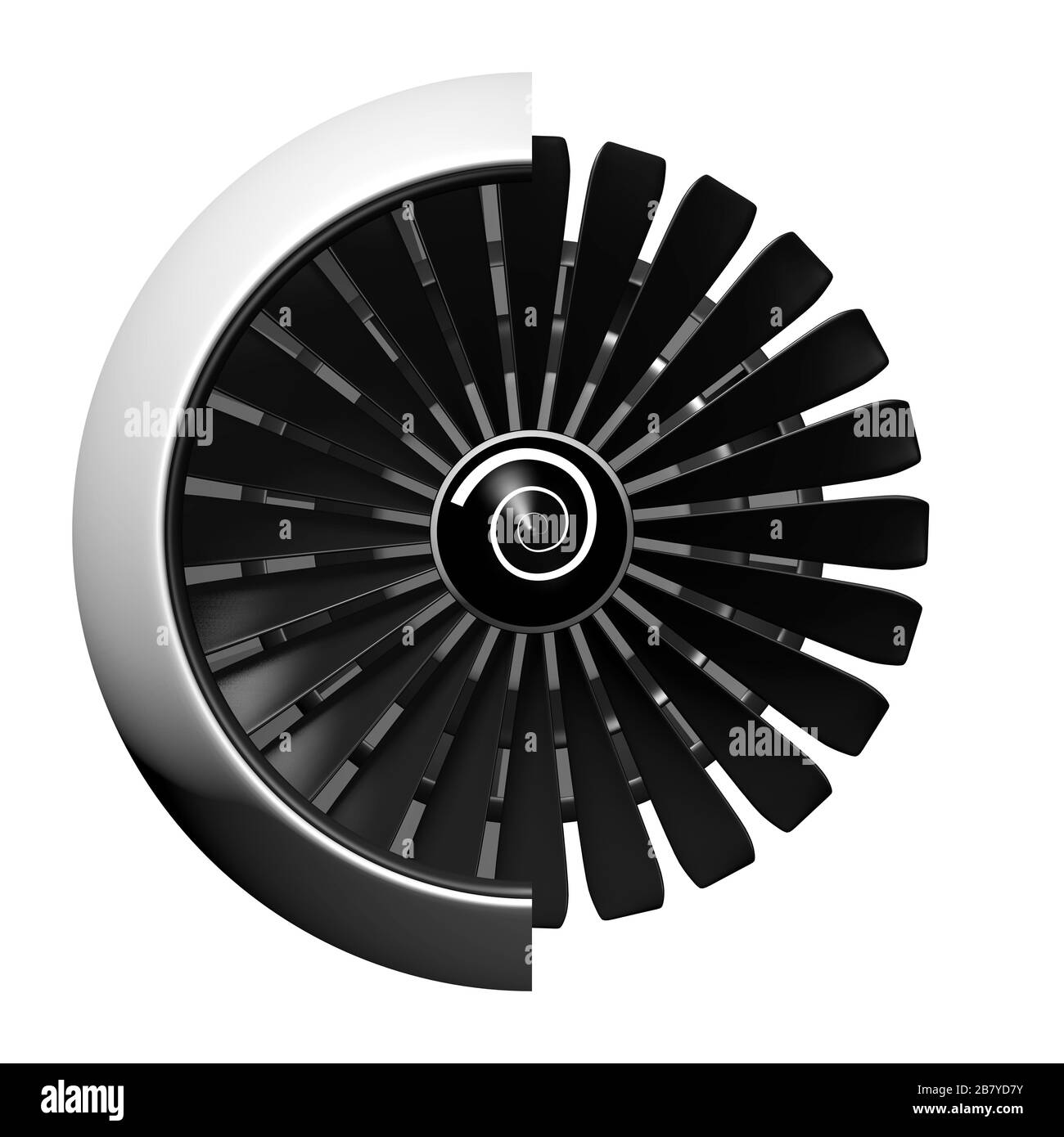 3D plane engine Stock Photo - Alamy