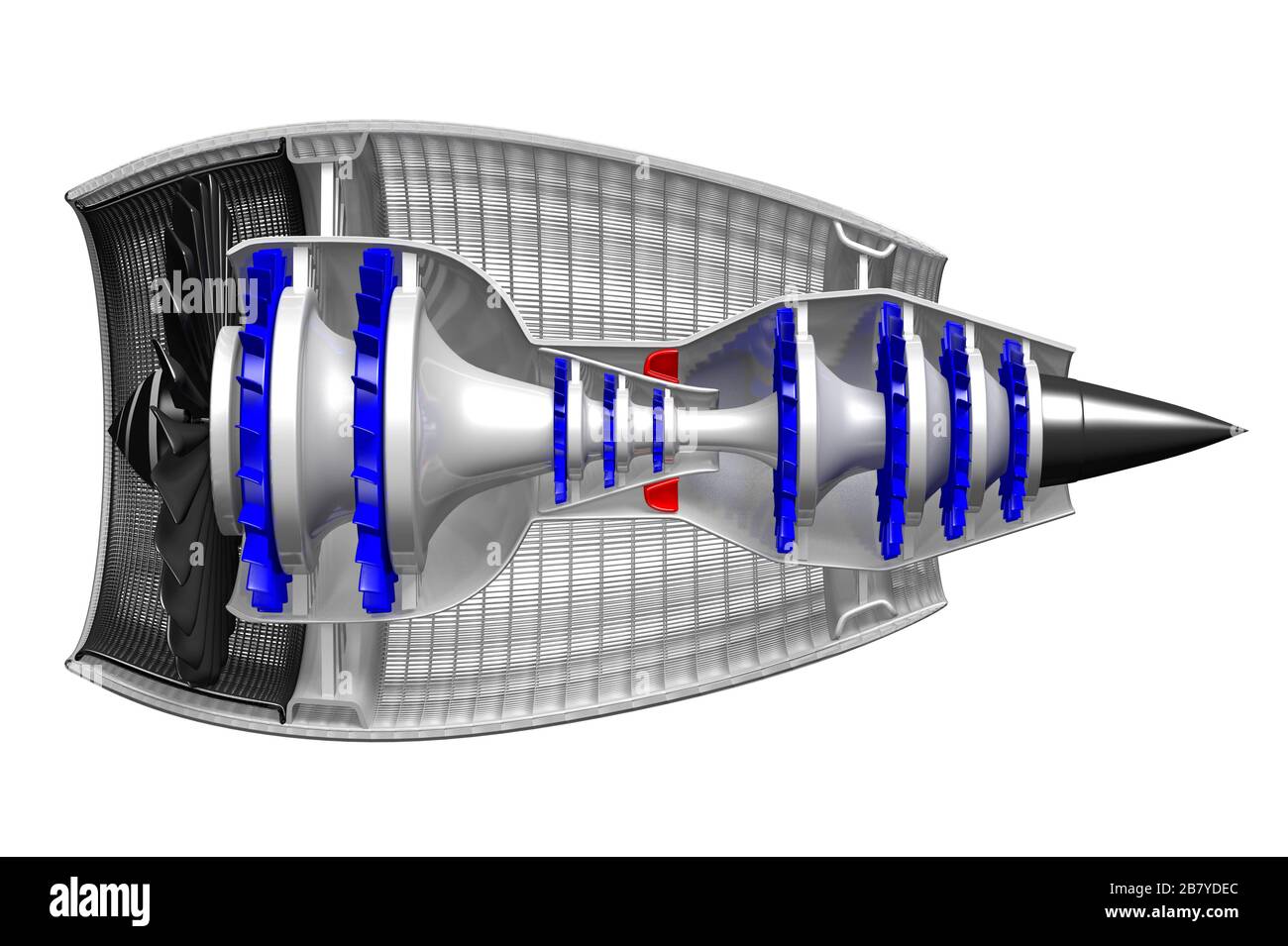 3D plane engine Stock Photo - Alamy