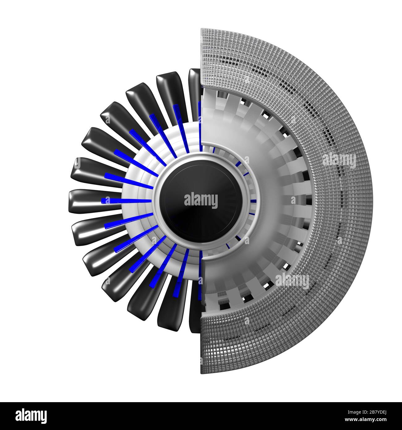 3D plane engine Stock Photo - Alamy