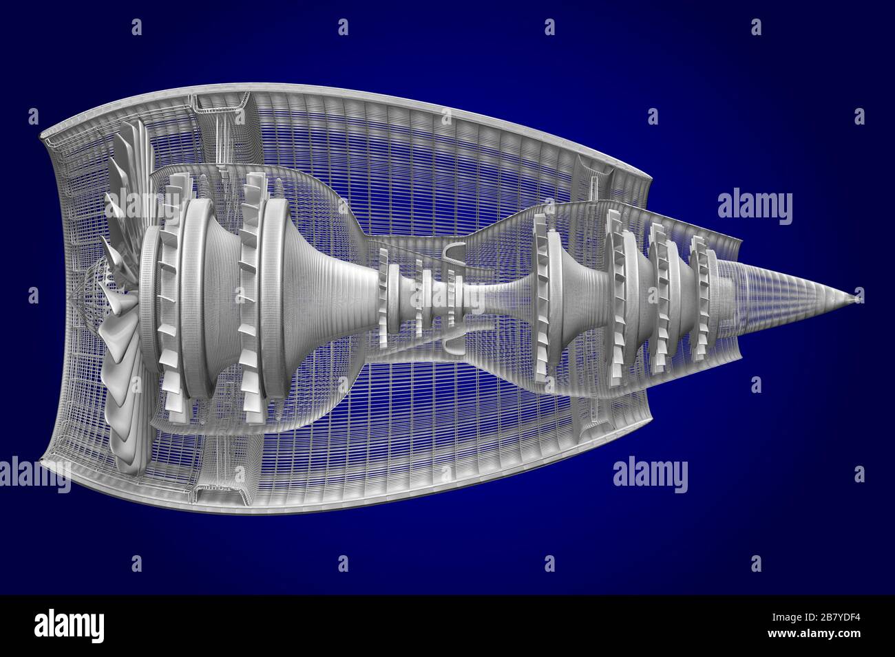 Jet engine cross section hi-res stock photography and images - Alamy