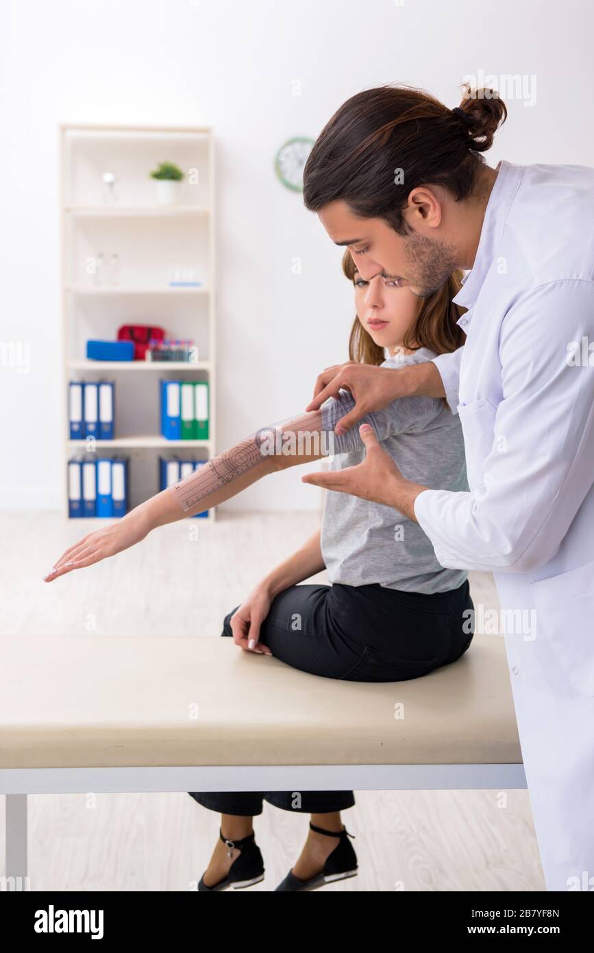 Elbow flexion and extension hi-res stock photography and images - Alamy