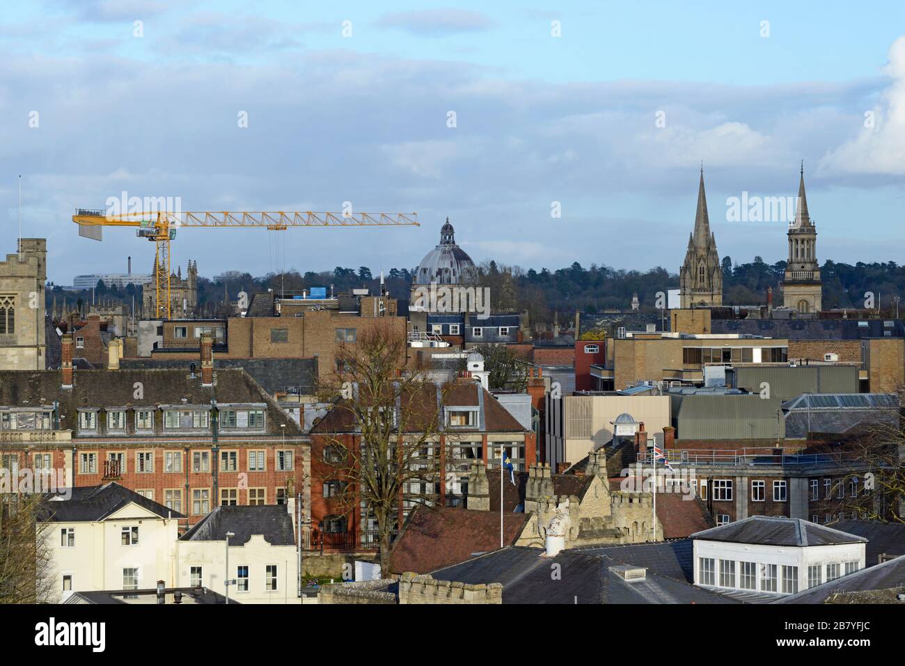 View over Oxford from Oxford castle, UK Stock Photo - Alamy