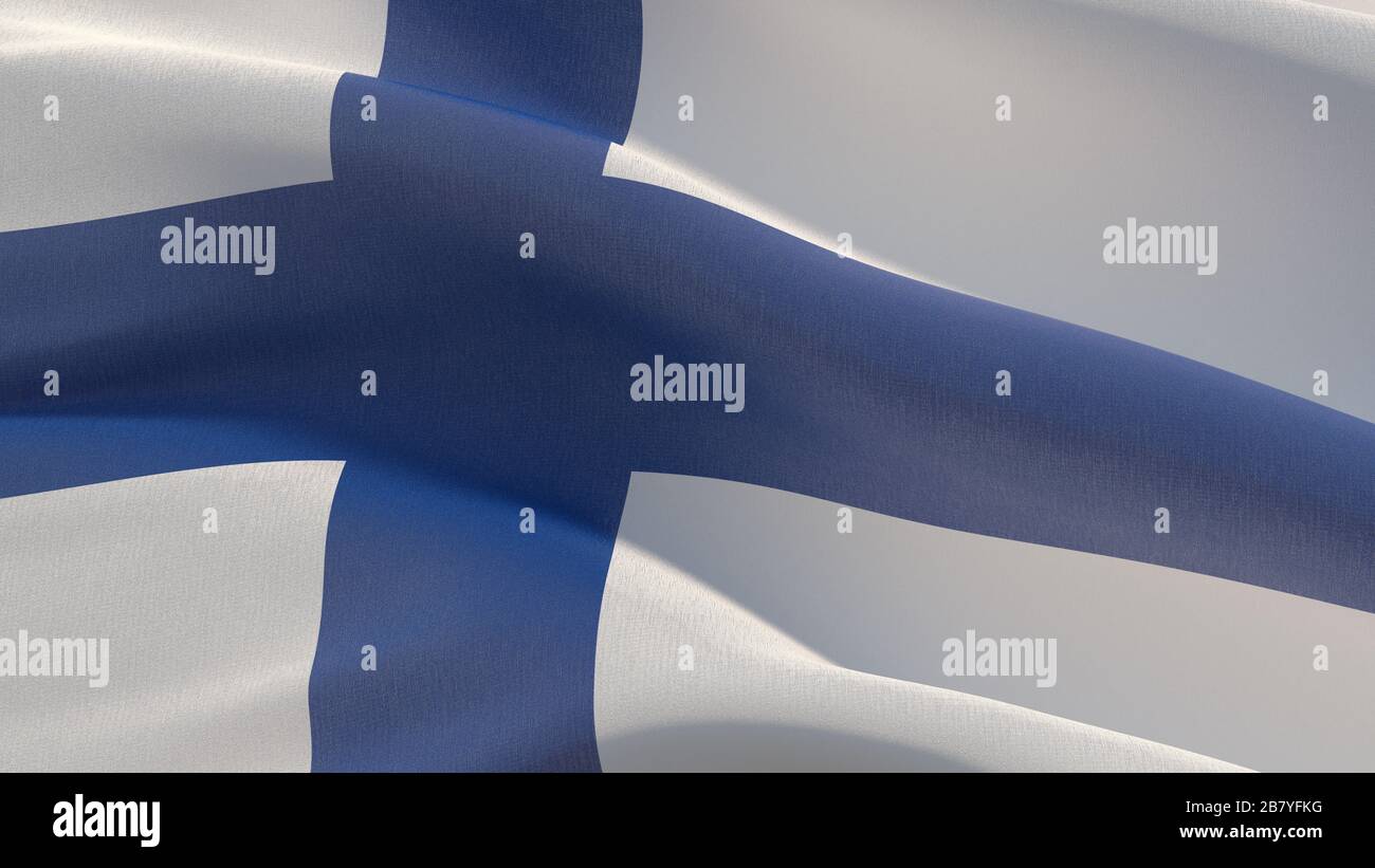 Background with flag of Finland Stock Photo - Alamy