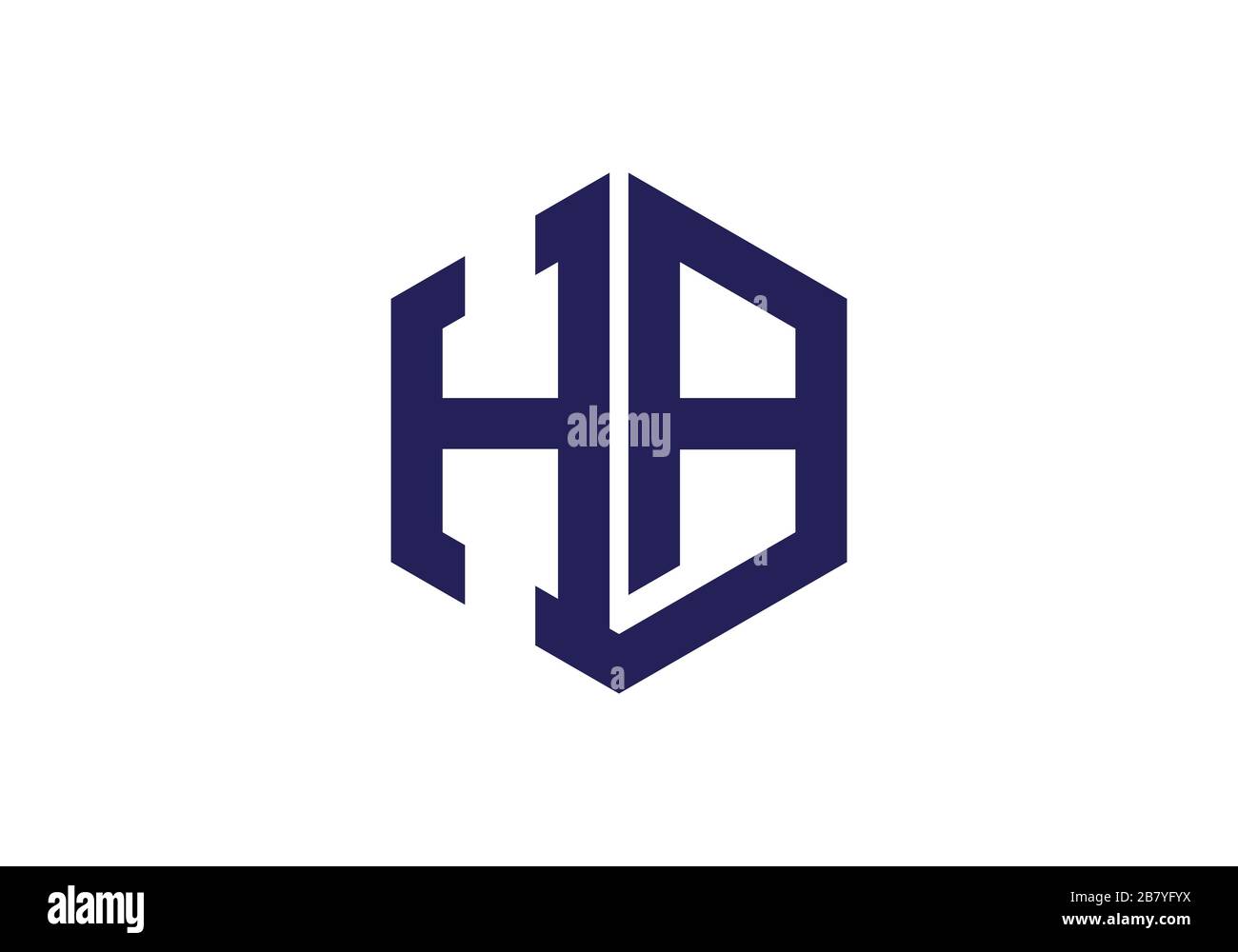 H A, HA Initial Letter Logo design vector template, Graphic Alphabet ...