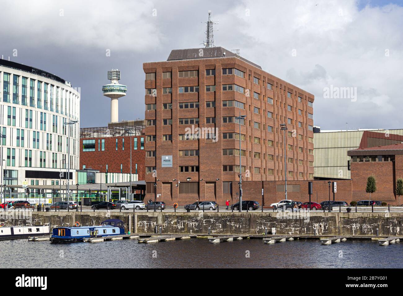 Merseyside Police Headquarters building, Canning Place, Liverpool Stock ...