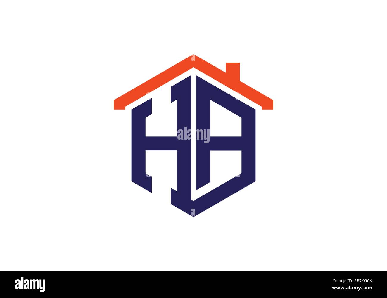 H A, HA Initial Letter Logo design vector template, Graphic Alphabet ...