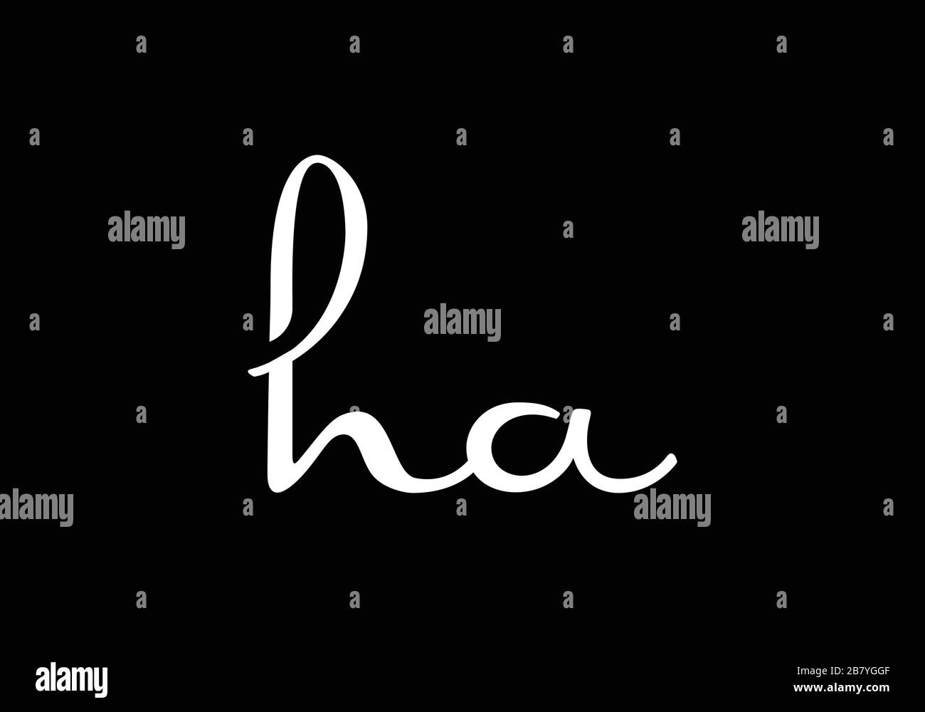 H A, HA Initial Letter Logo design vector template, Graphic Alphabet ...