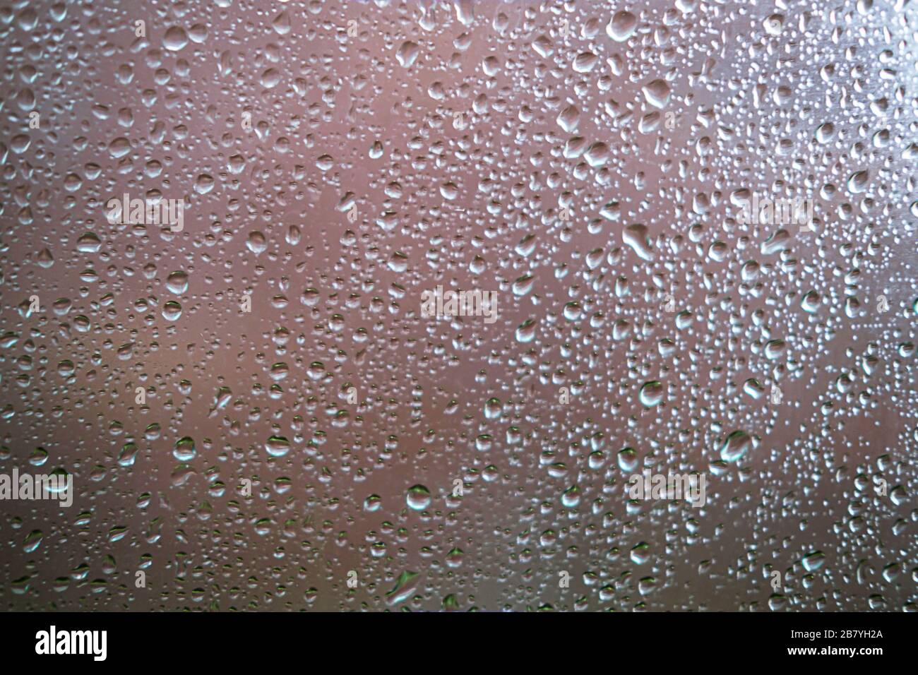 Water droplets on window Stock Photo - Alamy