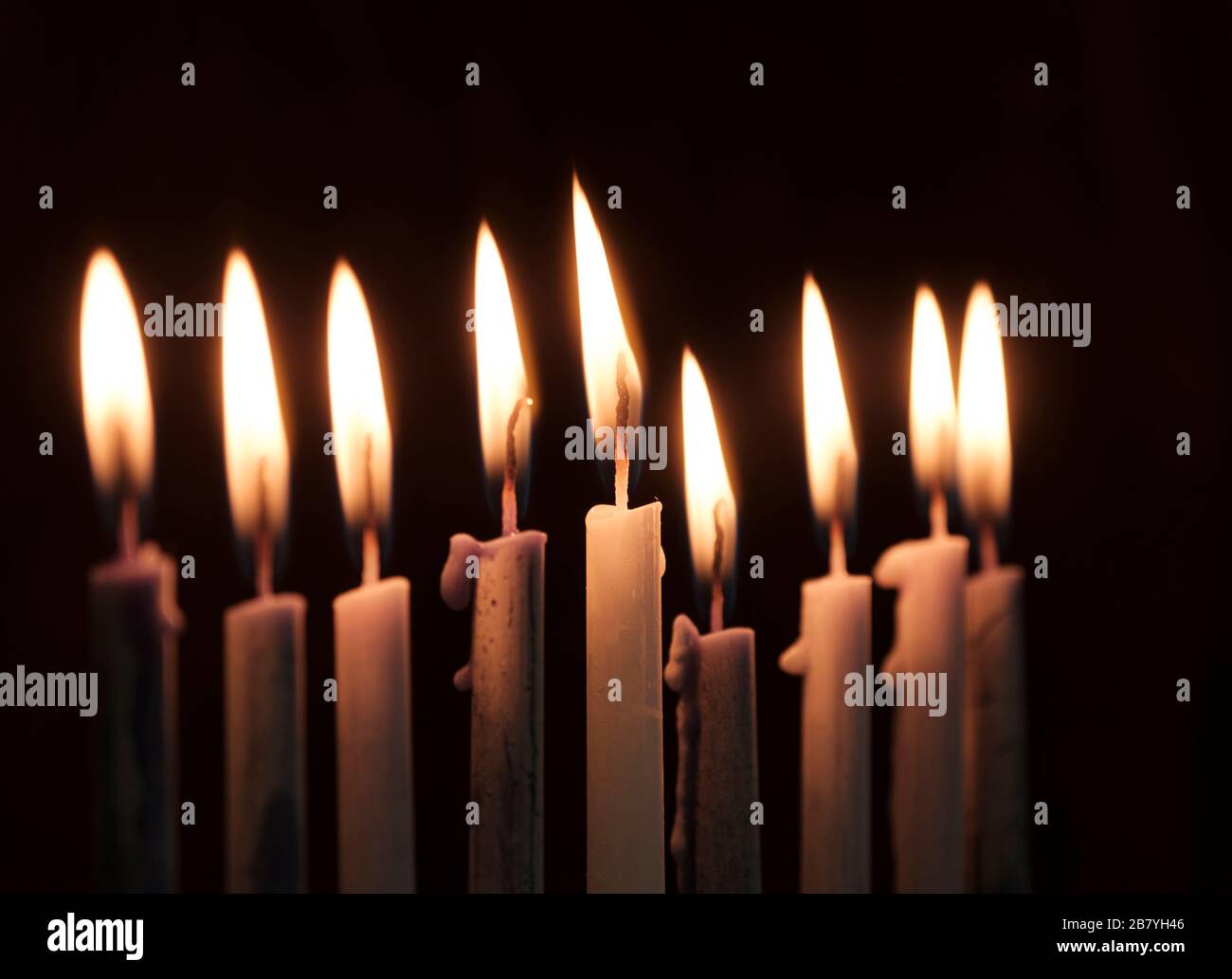 Judaism candles hi-res stock photography and images - Alamy