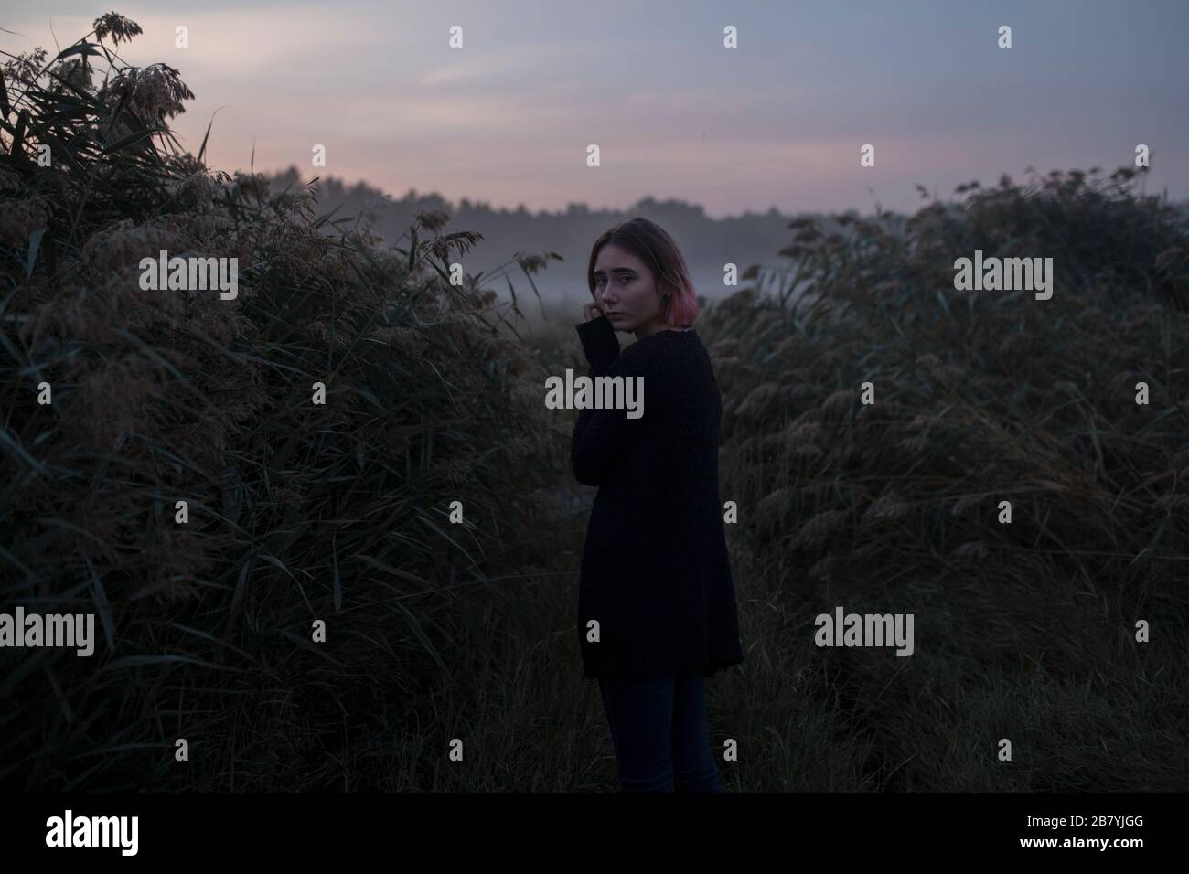 Woman bushes hi-res stock photography and images - Alamy