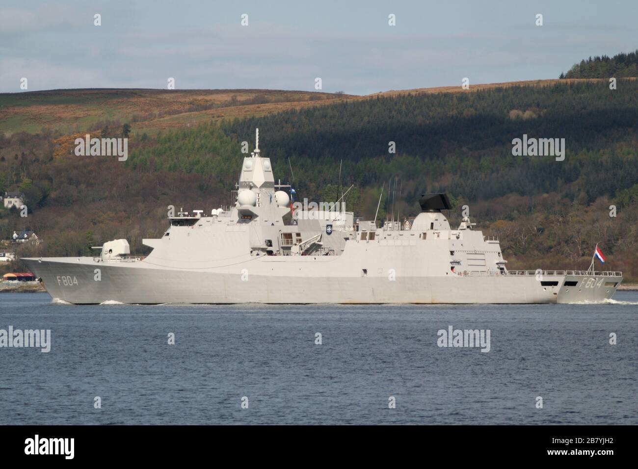 HNLMS De Ruyter (F804), a De Zeven Provincien-class frigate operated by ...