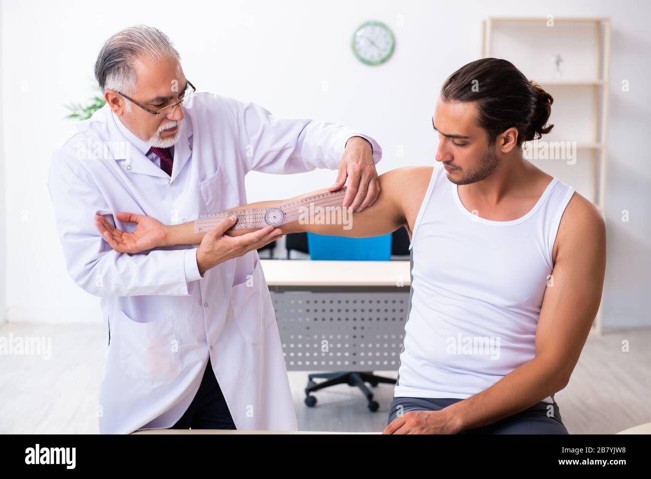 Elbow flexion and extension hi-res stock photography and images - Alamy